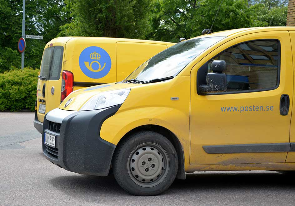 Postens gula bilar försvinner - Värnamo